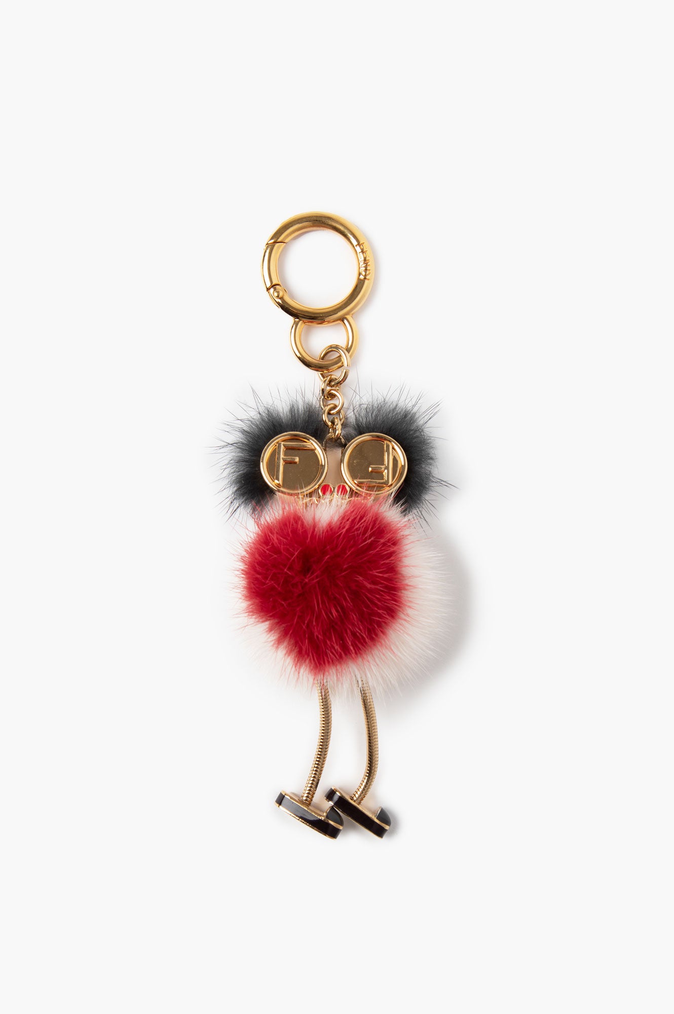 Fendi Fur Robot Keychain